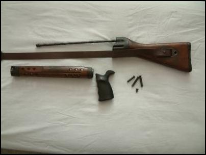 Hk 91 / G3 Wood Stock Set ,Sling,Metal Hdwre-Cetme For Sale at ...
