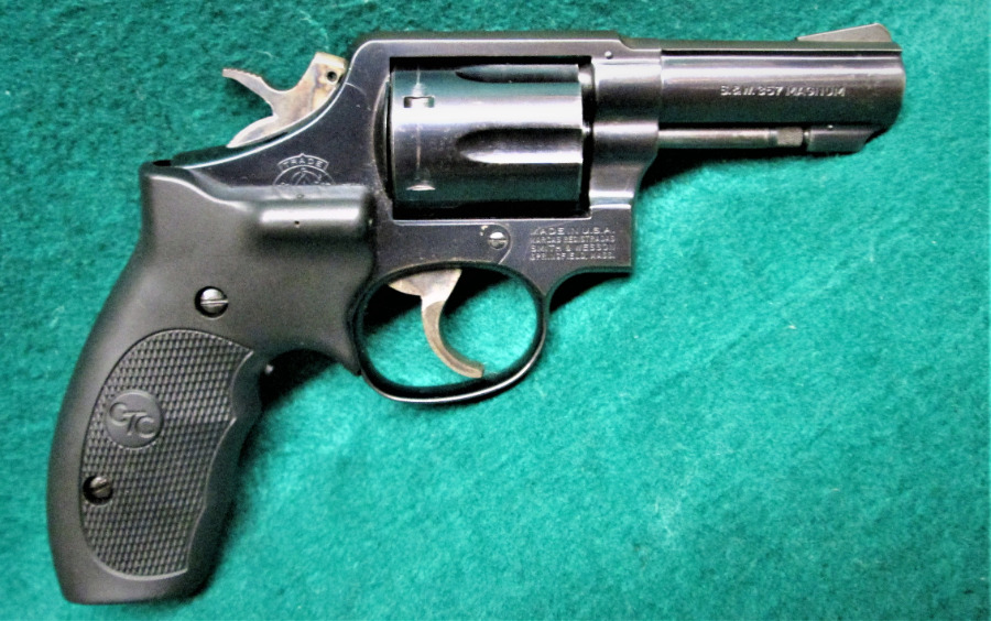 Smith & Wesson Inc Model 13-2 With 3 Inch Barrel & Ctc Laser Grips ...