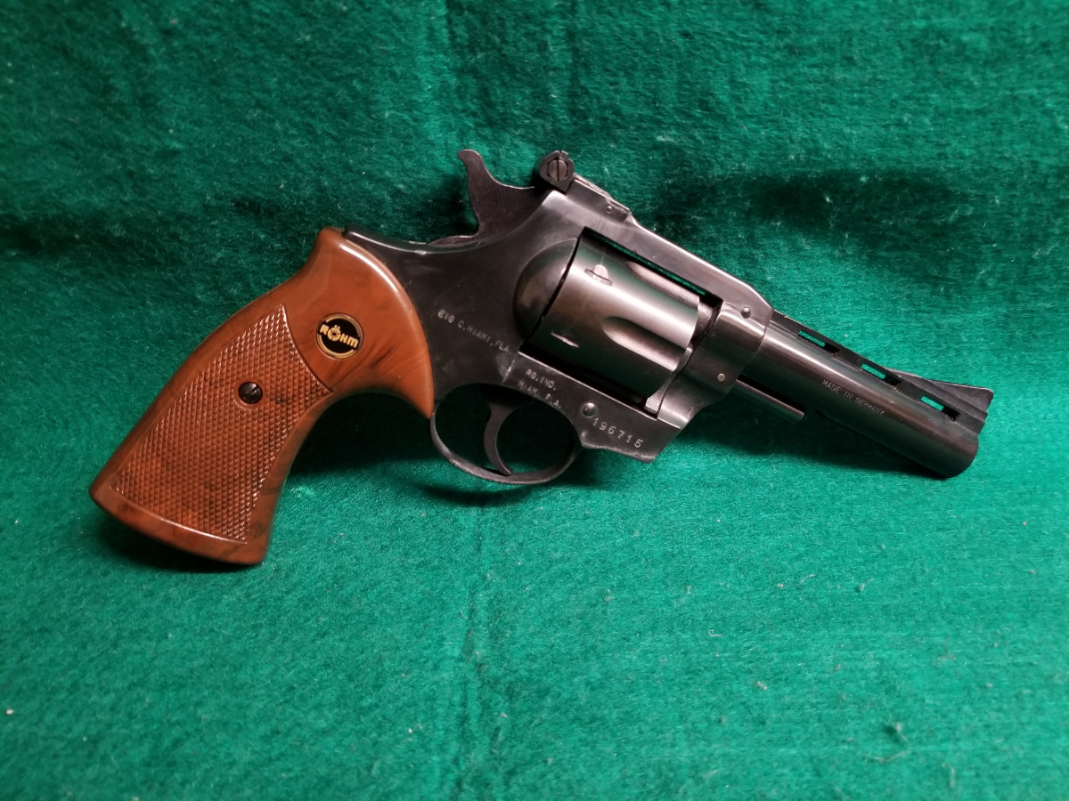 Rohm Gmbh Mod. 38 T Blued 4 Inch Barrel Double Action Nice Bore .38 ...