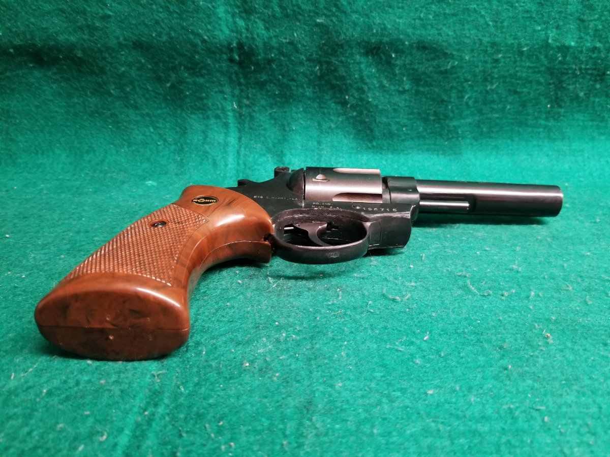 Rohm Gmbh Mod. 38 T Blued 4 Inch Barrel Double Action Nice Bore .38 ...