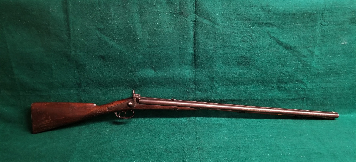 Belgian CAPE GUN SIDE-BY-SIDE BLACK POWDER MUZZLE LOADER SHOTGUN/RIFLE ...
