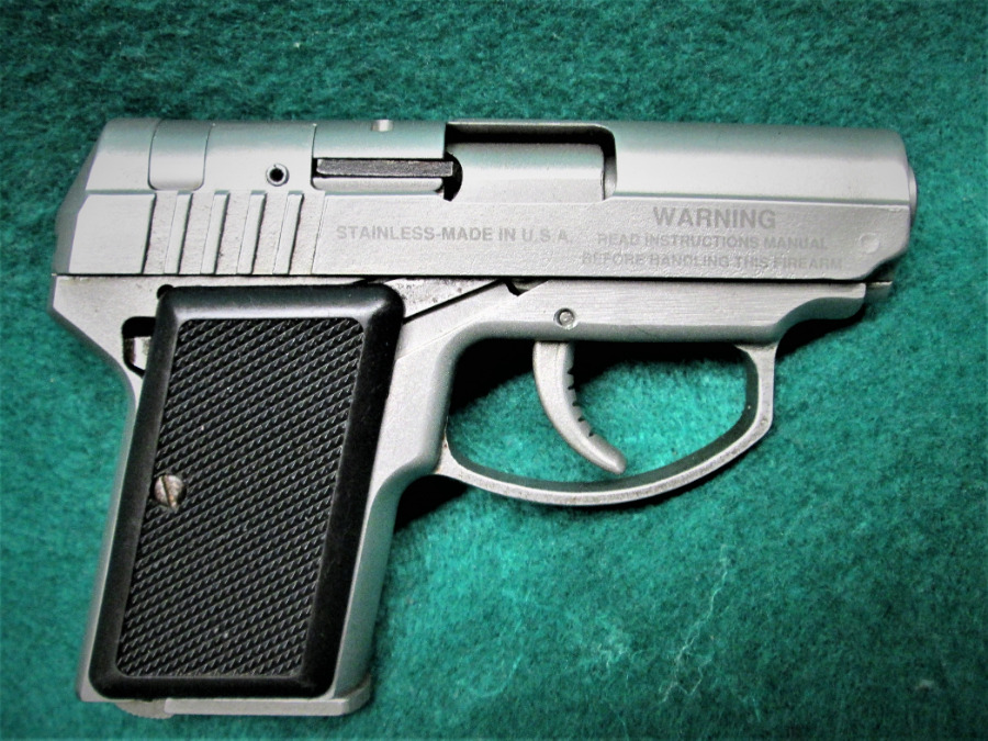 Amt Mod. Back Up Double Action Sub-Compact Stainless 2.75 Inch Barrel W ...