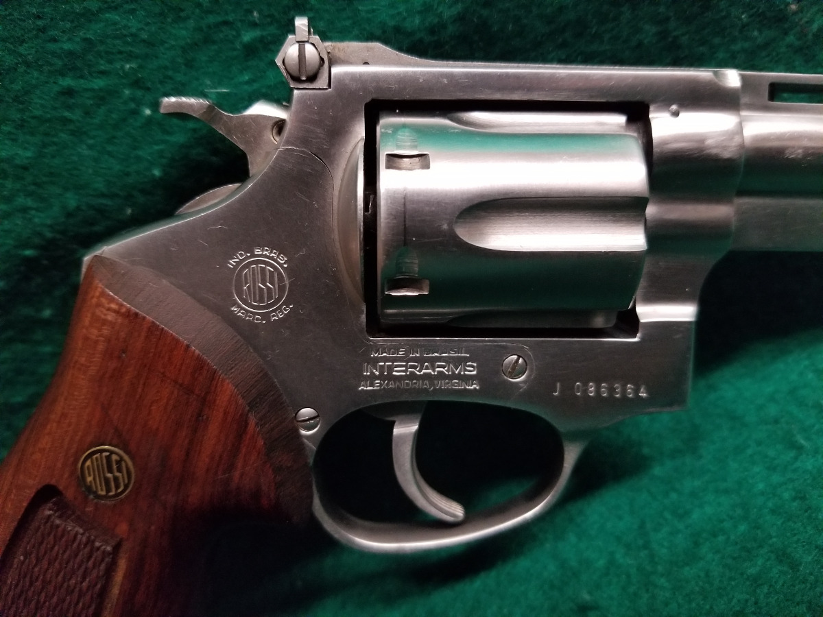 Amadeo Rossi Mod. 851 Stainless 4 Inch Vented Rib Barrel Double Action ...