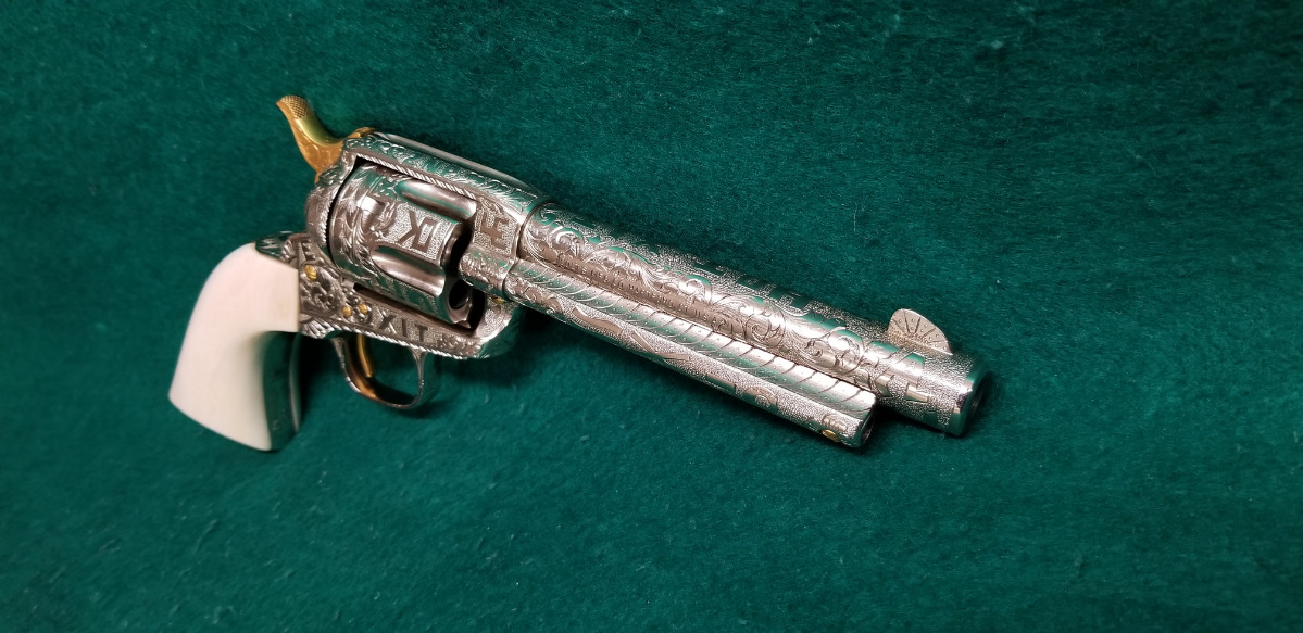 Colts Patents Arms Manufacturing Company Saa 5.5 Inch Barrel Nickel ...