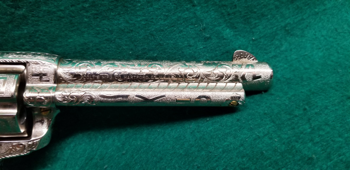 Colts Patents Arms Manufacturing Company Saa 5.5 Inch Barrel Nickel ...