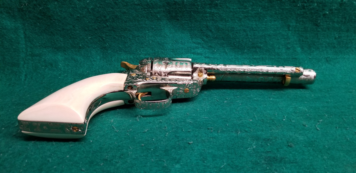 Colts Patents Arms Manufacturing Company Saa 5.5 Inch Barrel Nickel ...