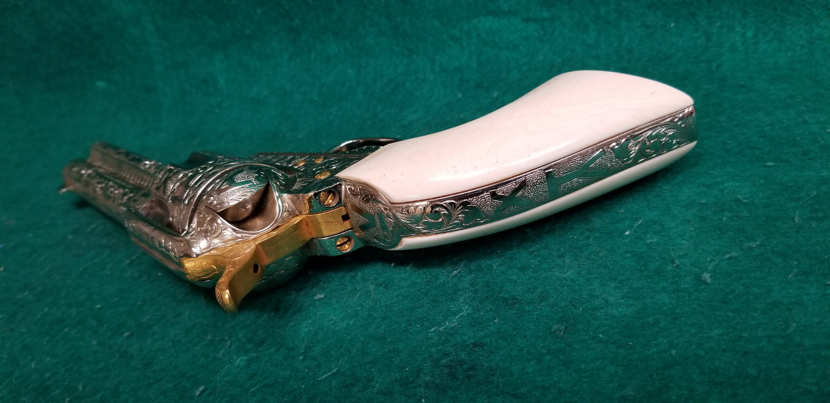 Colts Patents Arms Manufacturing Company Saa 5.5 Inch Barrel Nickel ...