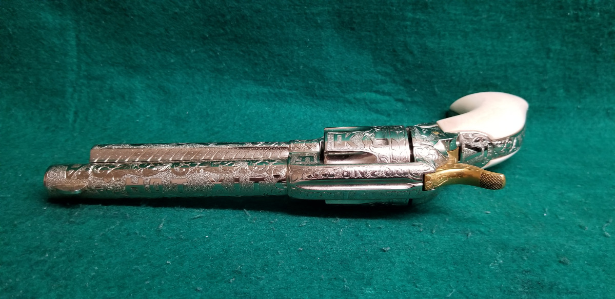 Colts Patents Arms Manufacturing Company Saa 5.5 Inch Barrel Nickel ...