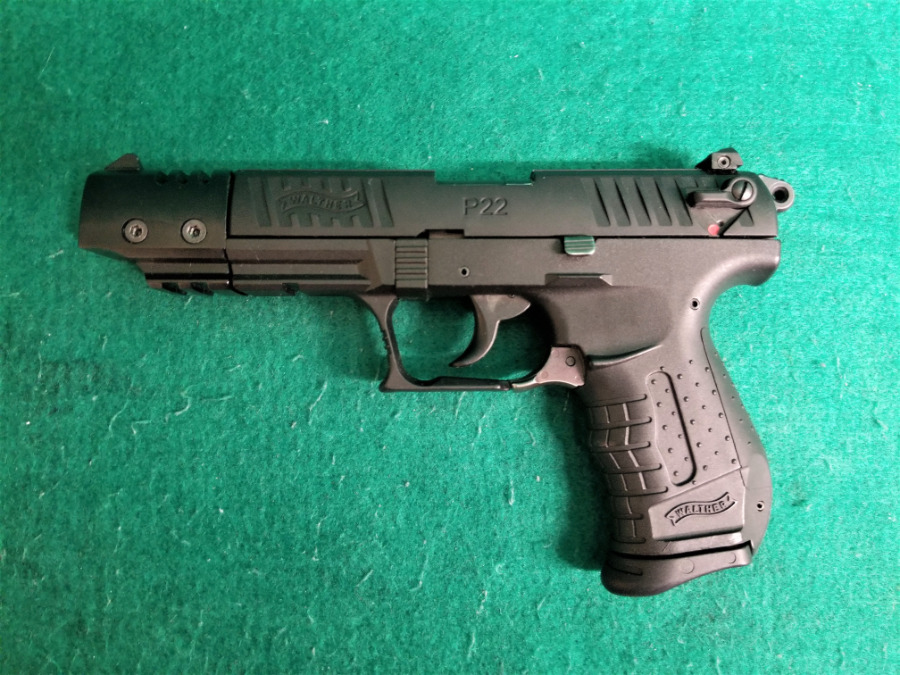 Carl Walther Mod.P22 5 Inch Barrel Target W-Factory Case And Manual ...