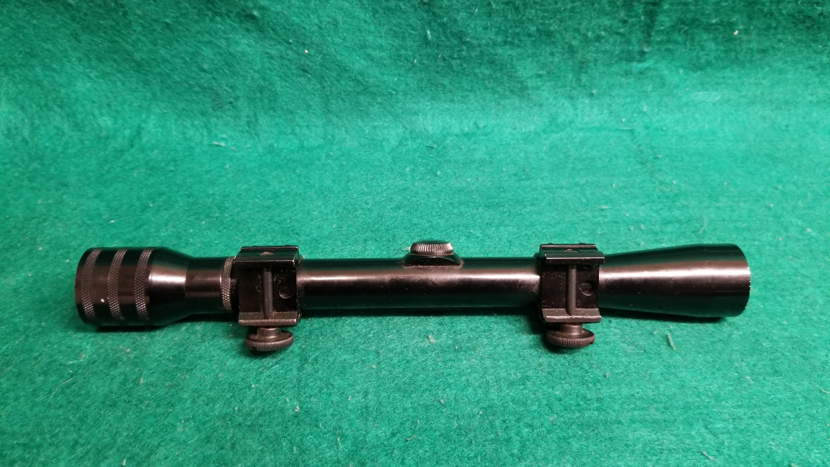 Vintage Redfield Fixed 4x Scope W-3/4 Inch Small Tube Nice And Clear ...