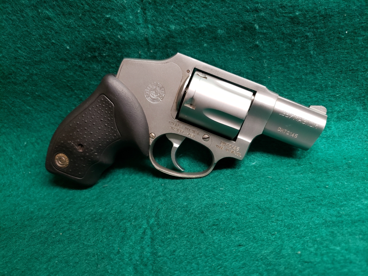 Taurus Mod. 650 Stainless Steel 2 Inch Barrel 5-Shot Hammerless Double ...