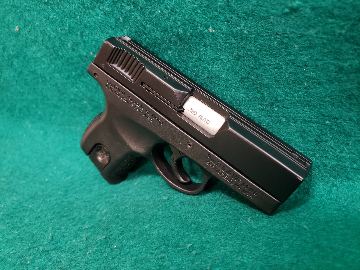 Smith & Wesson Model Sw380 Sub-Compact Black Polymer 3 Inch Barrel W ...