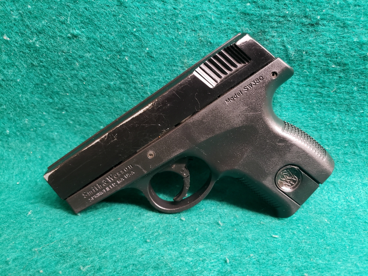 Smith & Wesson Model Sw380 Sub-Compact Black Polymer 3 Inch Barrel W ...