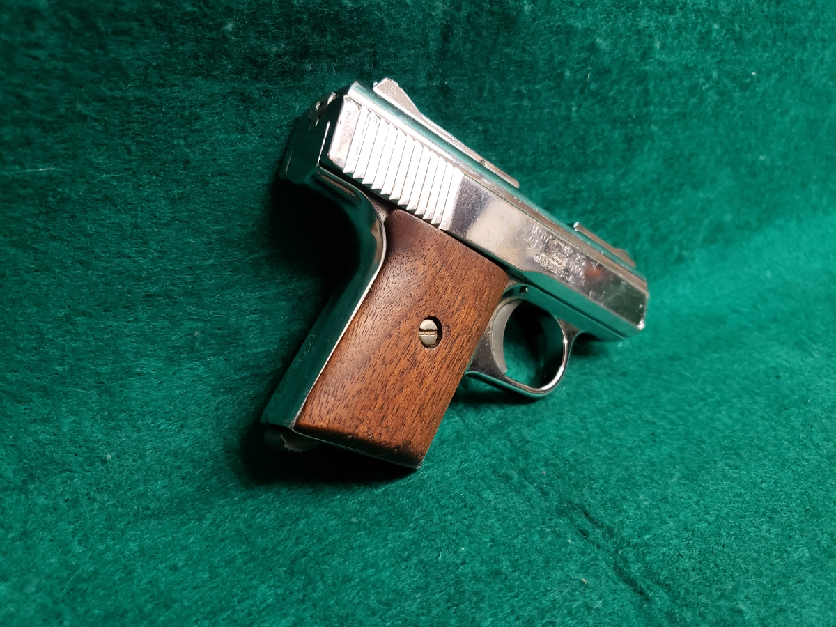 Raven Arms Model Raven Mp-25. Nickel Plated Pocket Pistol. Works Well ...