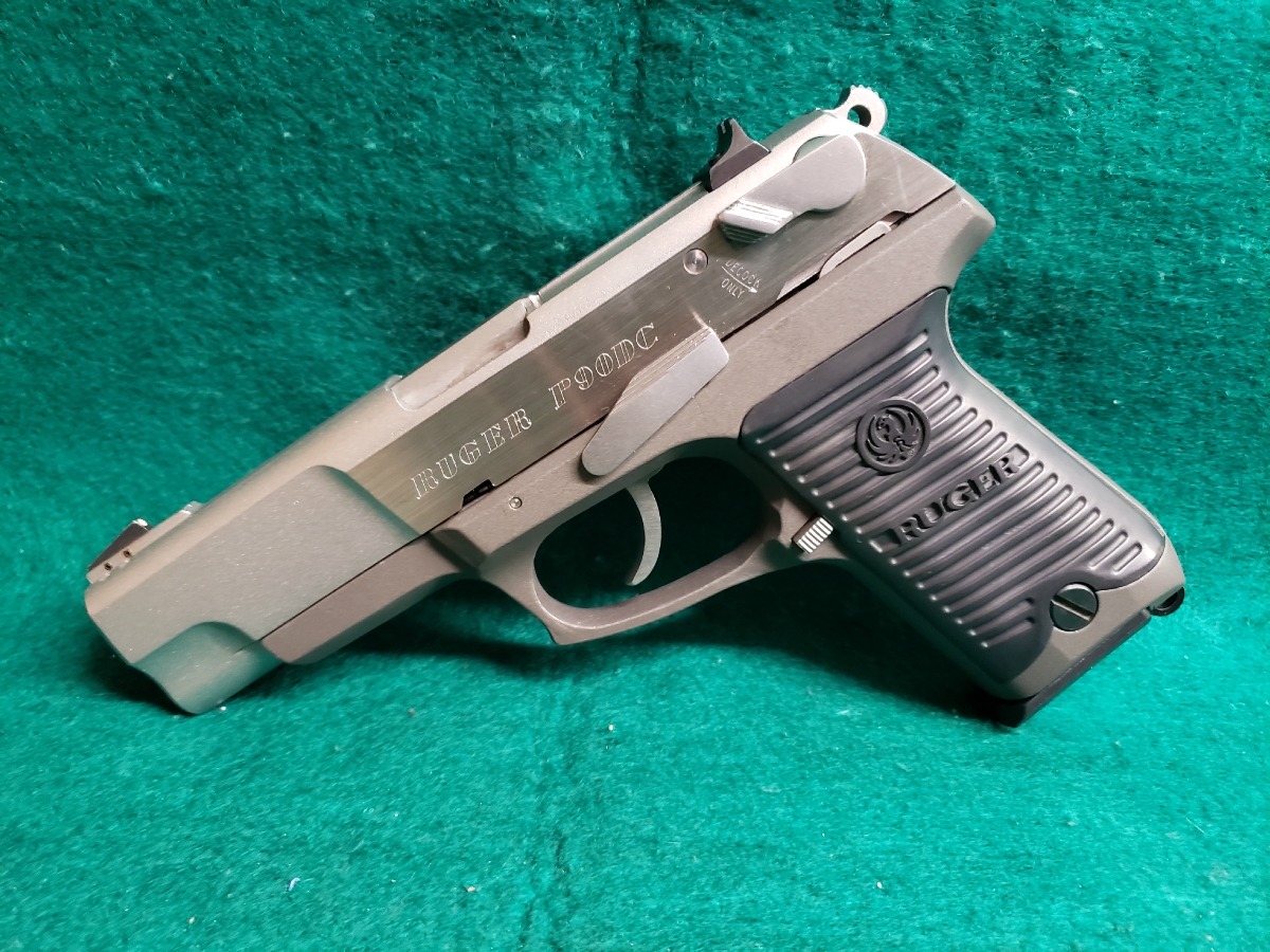 Ruger P90dc. Stainless. 4.5 Inch Barrel. Double Action. W-Owners Manual ...