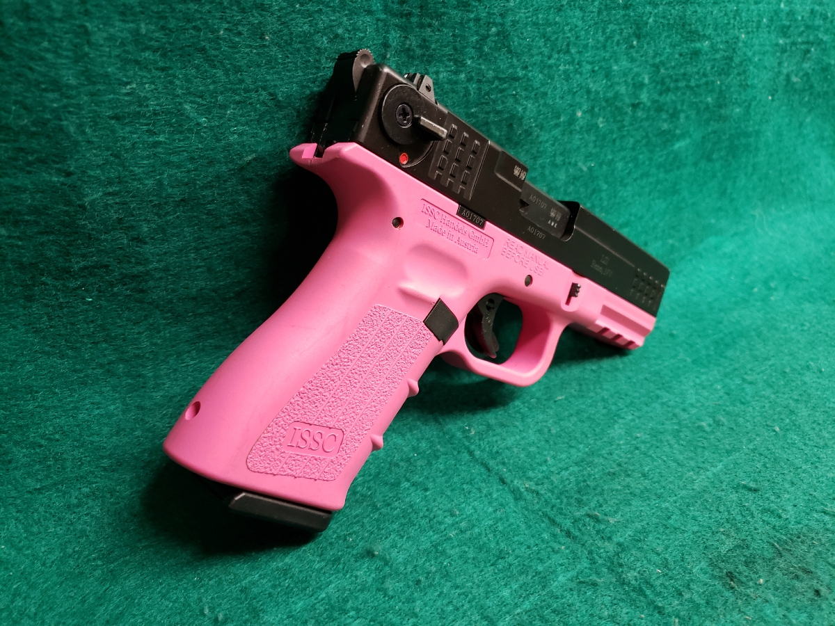 ISSC Austria Model M22 - Glock Style Pistol. Pink Frame. 4 Inch Barrel ...