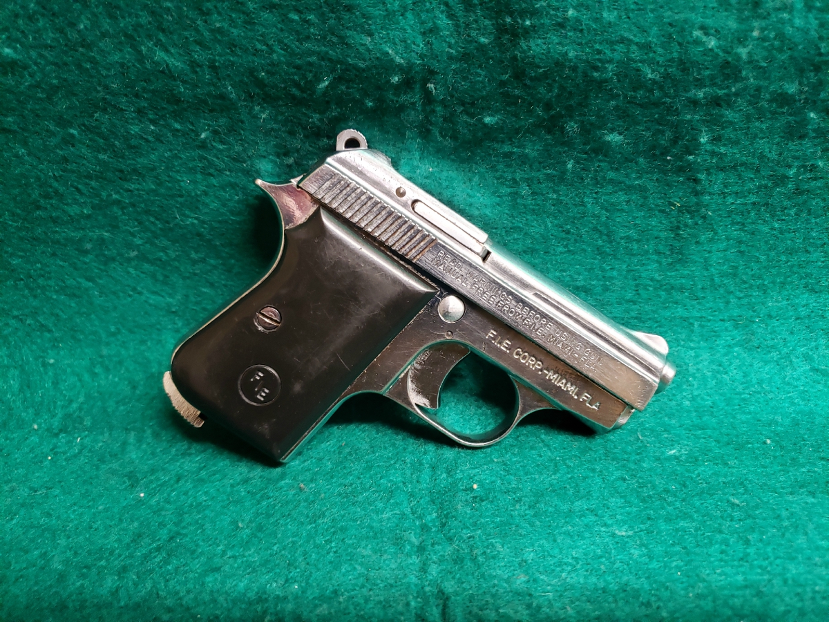 Fie Firearms Model Titan. Pocket Pistol. Silver. 2.5 Inch Barrel. No ...