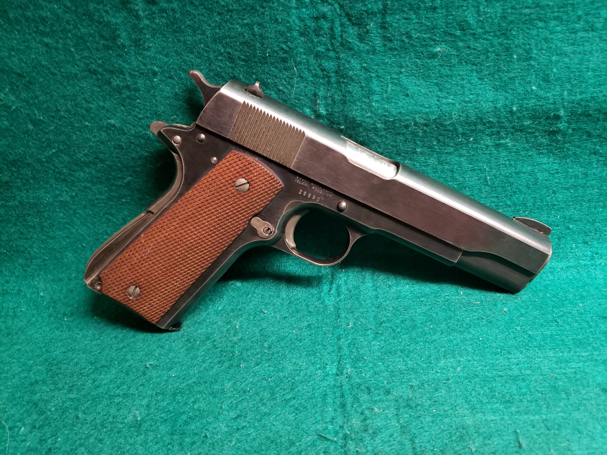 Remington Rand / Essex MODEL 1911 - FULL SIZE. 5 INCH BARREL. W-ONE ...
