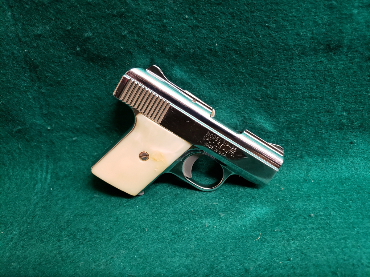 Raven Arms Model Mp-25 - Pocket Pistol. Chrome. W-One Mag. 2.5 Inch ...