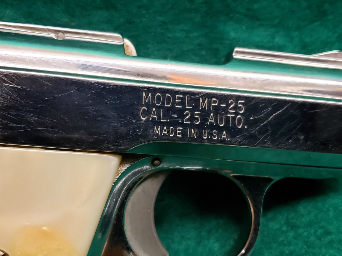 Raven Arms Model Mp-25 - Pocket Pistol. Chrome. W-One Mag. 2.5 Inch ...