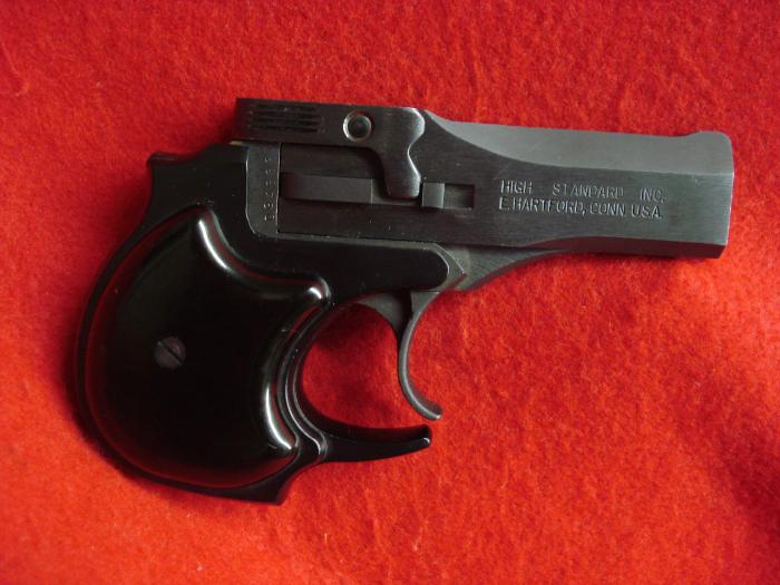 HIGH STANDARD DOUBLE BARREL DERRINGER .22 MAG. - BLACK BLUE.