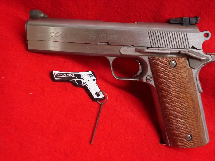 COONAN ARMS, INC - 1911 STYLE .357 MAG. STAINLESS AUTO PISTOL. - Picture 3