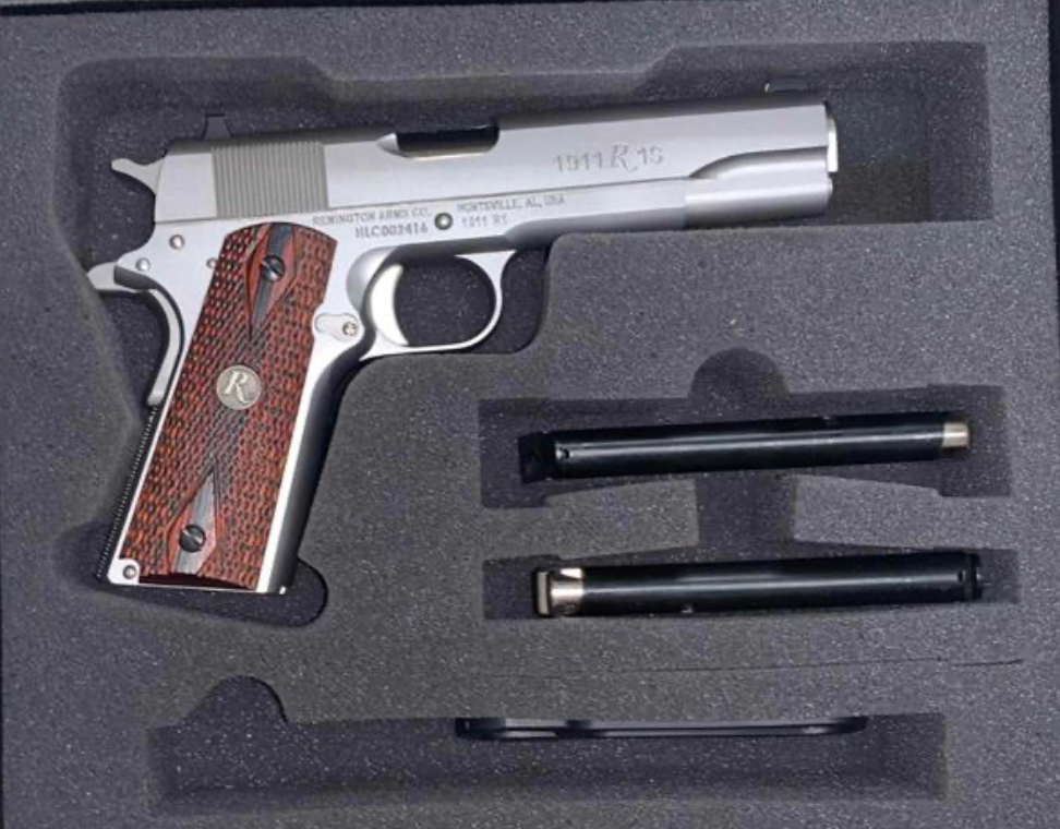 45 ACP 1911 R1-S REMINGTON R1S STAINLESS 7+1 .45ACP 5" PISTOL ...