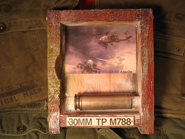 30MM Display US Military AH-64 Apache TP M788 Iraq 13770959 ...