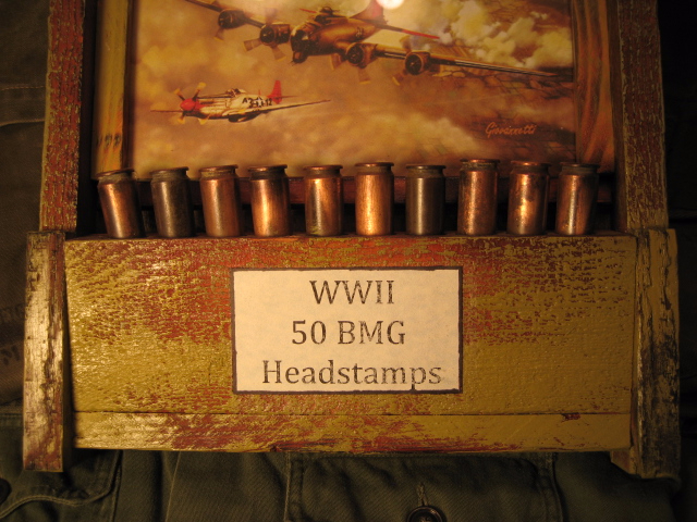 Wwii 50 Cal Bmg 10 Headstamp Display Us Army Ww2 For Sale at GunAuction ...