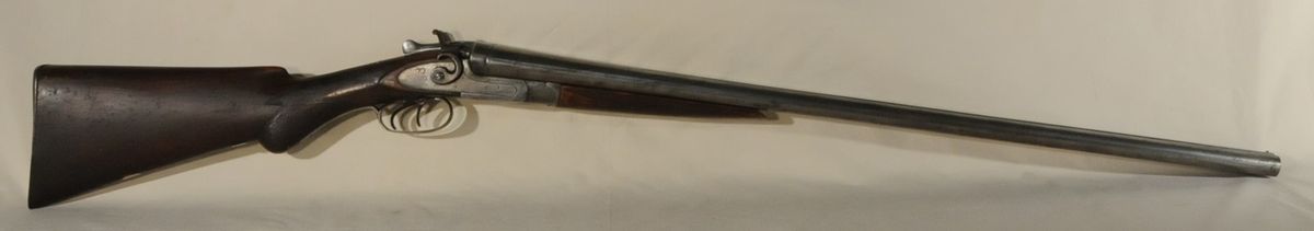 Hamilton Hammergun, Double-Barrel, Wallhanger, Damascus Barrels 12 Ga ...