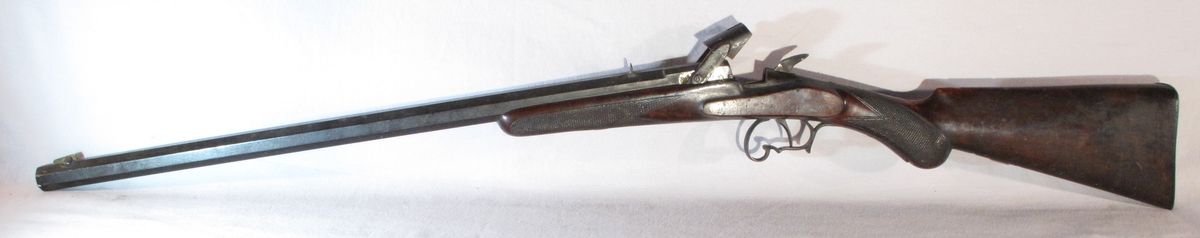 Flobert Antique Rifle, Single-Shot, Lifter-Action, Octagonal Barrel ...