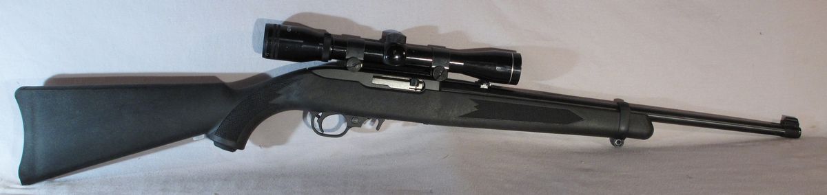 Ruger Model 10/22, Semi-Auto, Clip, Scope .22 Lr For Sale at GunAuction ...