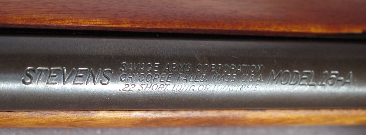 Stevens Model 15a, Bolt-Action, Single-Shot .22 Lr For Sale at ...