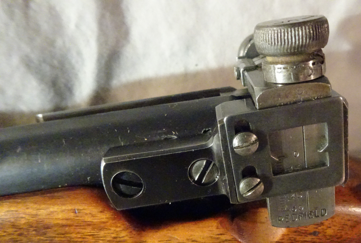 Sears Ranger 22 Calliber Bolt Action Rifle With Redfield Peep Sight .22 ...