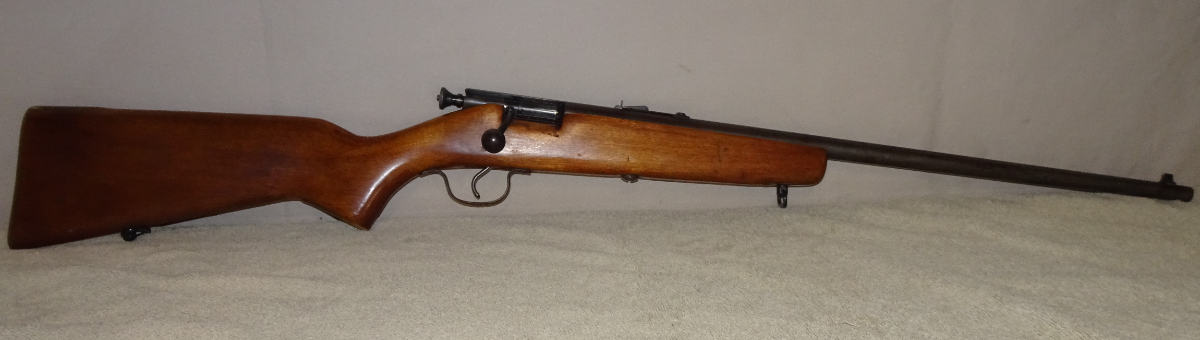 Springfield-Stevens Model 15 22 Caliber Bolt Action Single Shot Rifle ...