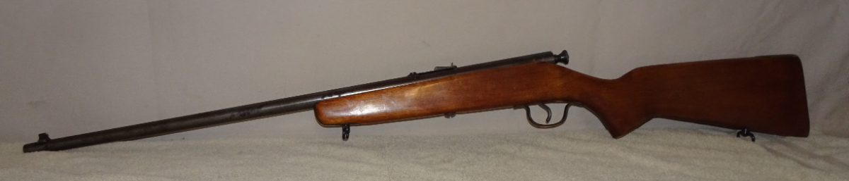 Springfield-Stevens Model 15 22 Caliber Bolt Action Single Shot Rifle ...