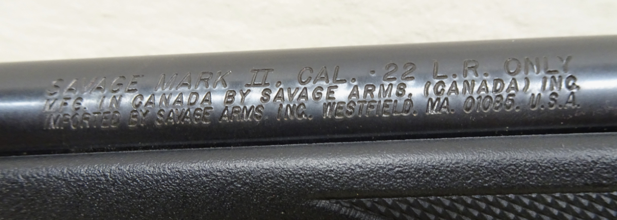 Savage Mark 2 .22 long rifle, bolt action, clip .22 LR 17325848 ...