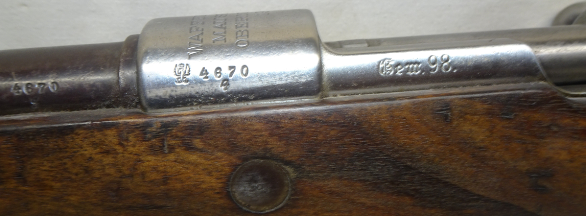 Mauser Model Gew-98 Oberndorf A/N 1907 Long Rifle. 8mm Mauser For Sale ...