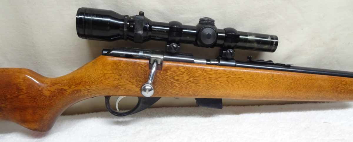 J. C. Higgins JC Higgins, Model 42, bolt action rifle, 7-shot clip ...