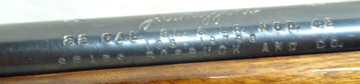 Jc Higgins, Model 42, Bolt Action Rifle, 7-Shot Clip, Scope .22 Lr For ...