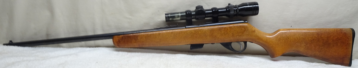 Jc Higgins, Model 42, Bolt Action Rifle, 7-Shot Clip, Scope .22 Lr For ...