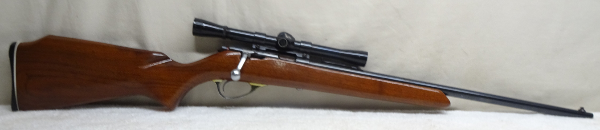 JC Higgins Model 41 DLA. 22 caliber single shot. Bolt Action.