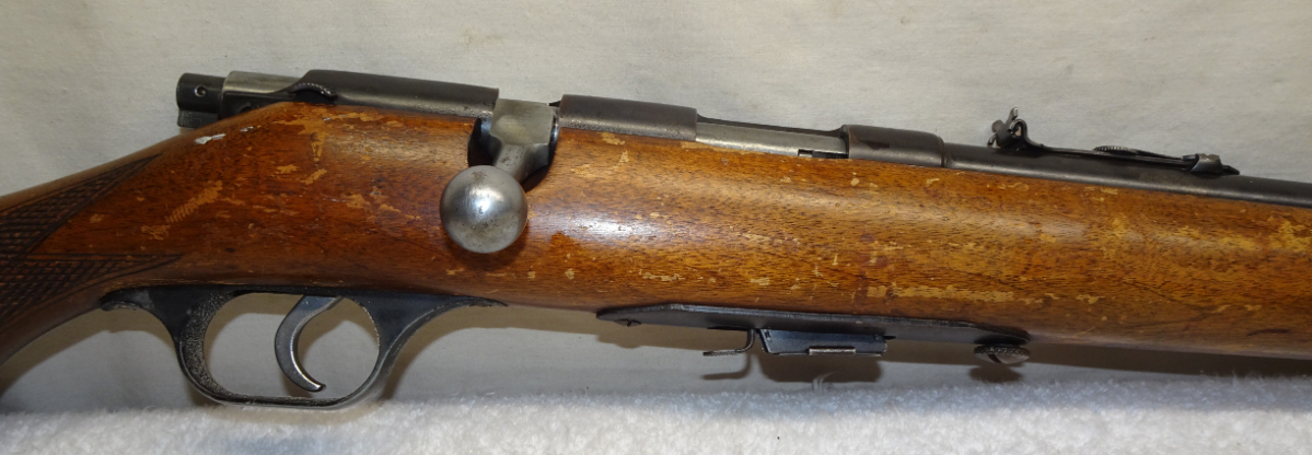 Springfield Model 84C, clip fed, bolt action, 22 caliber rifle 22 ...