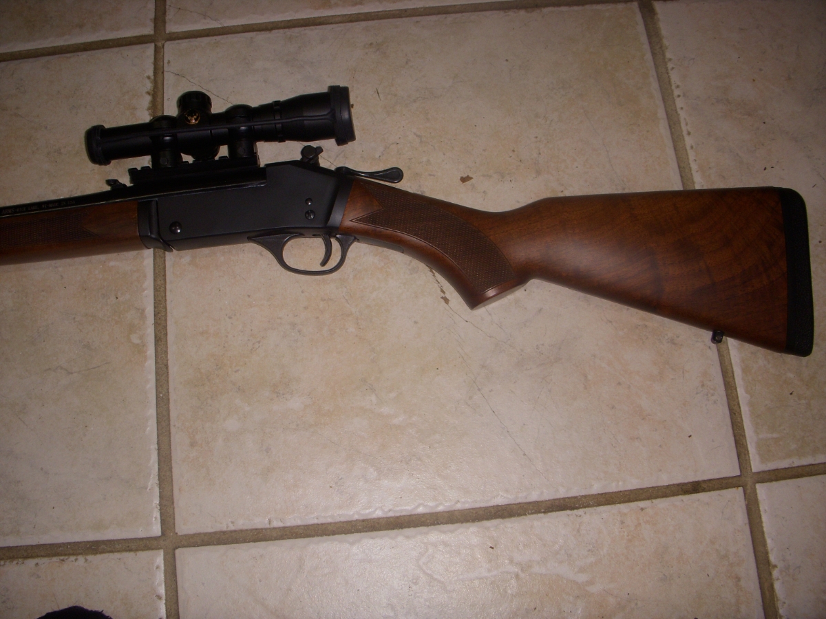 Henry Single Shot, Sighted In ,Put In Safe, Looked As New .357 Magnum ...