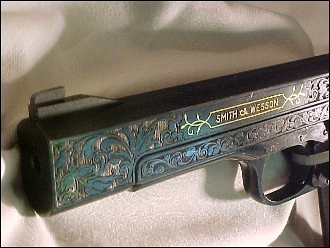 Smith & Wesson S&W Model 41 Engraved Pre-A Series Beauty Nr For Sale at ...