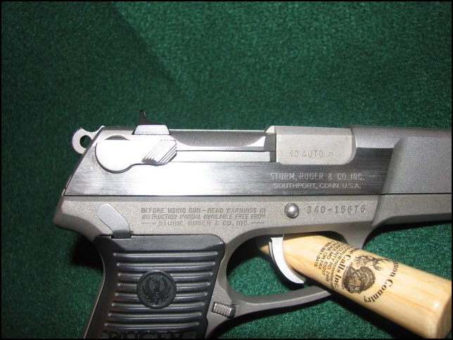 Ruger Sturm P91 Stainless P-91dc In 40 Caliber For Sale at GunAuction ...