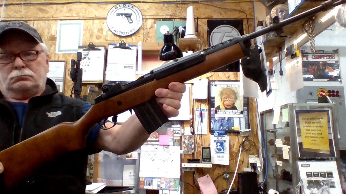 Ruger Mini 14 Gb Law Enforcement Rifle .223 Rem. For Sale at GunAuction ...