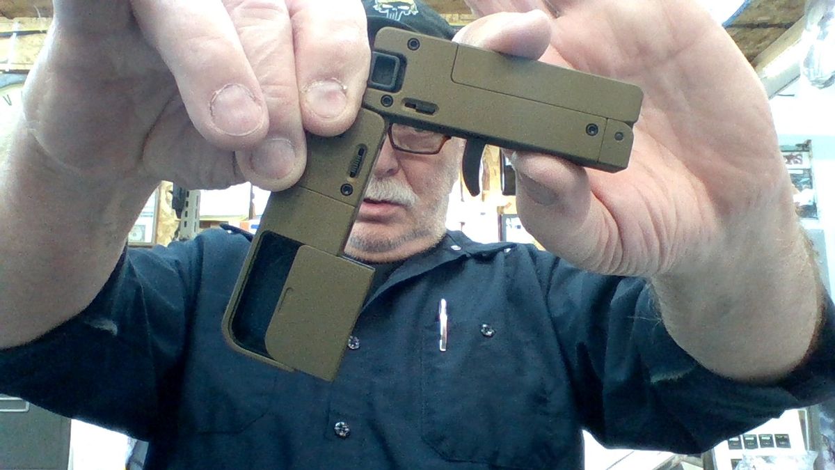 Trail Blaser Firearms Credit Card Gun 22 Rf. .22 Lr For Sale at ...