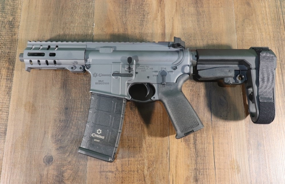 Cmmg Banshee 300 Mk4 Ar Pistol Tungsten 9mm 30rd 9arc Mag Black Rip ...