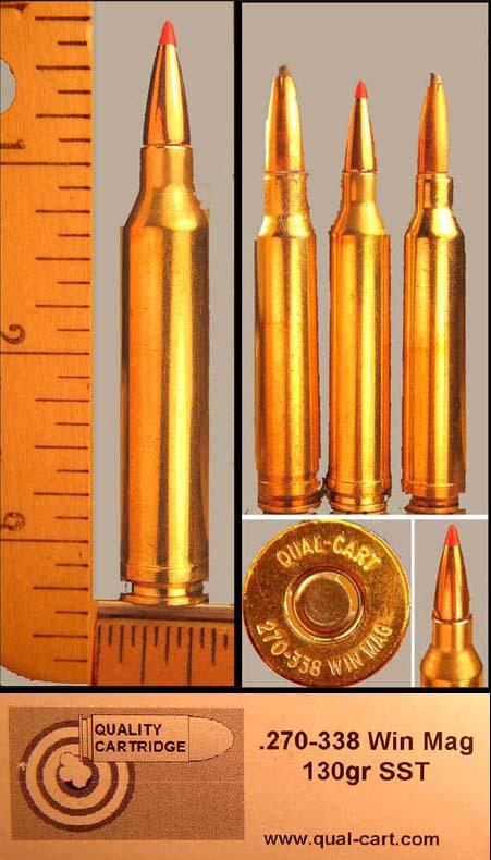 One Cartridge, 270/338 Win. Mag. Wildcat For Sale at GunAuction.com ...